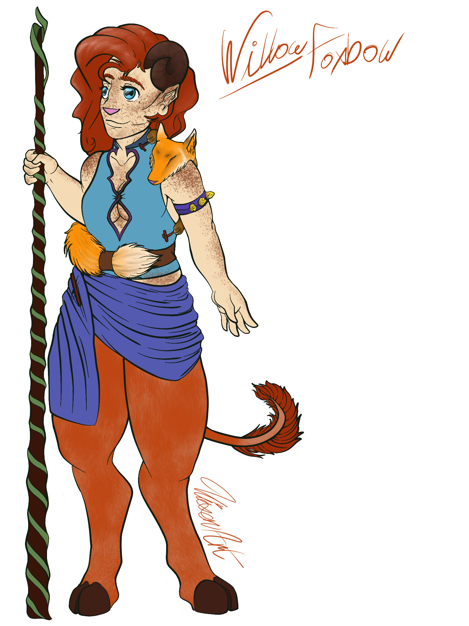 ArtStation - Willow the Satyr