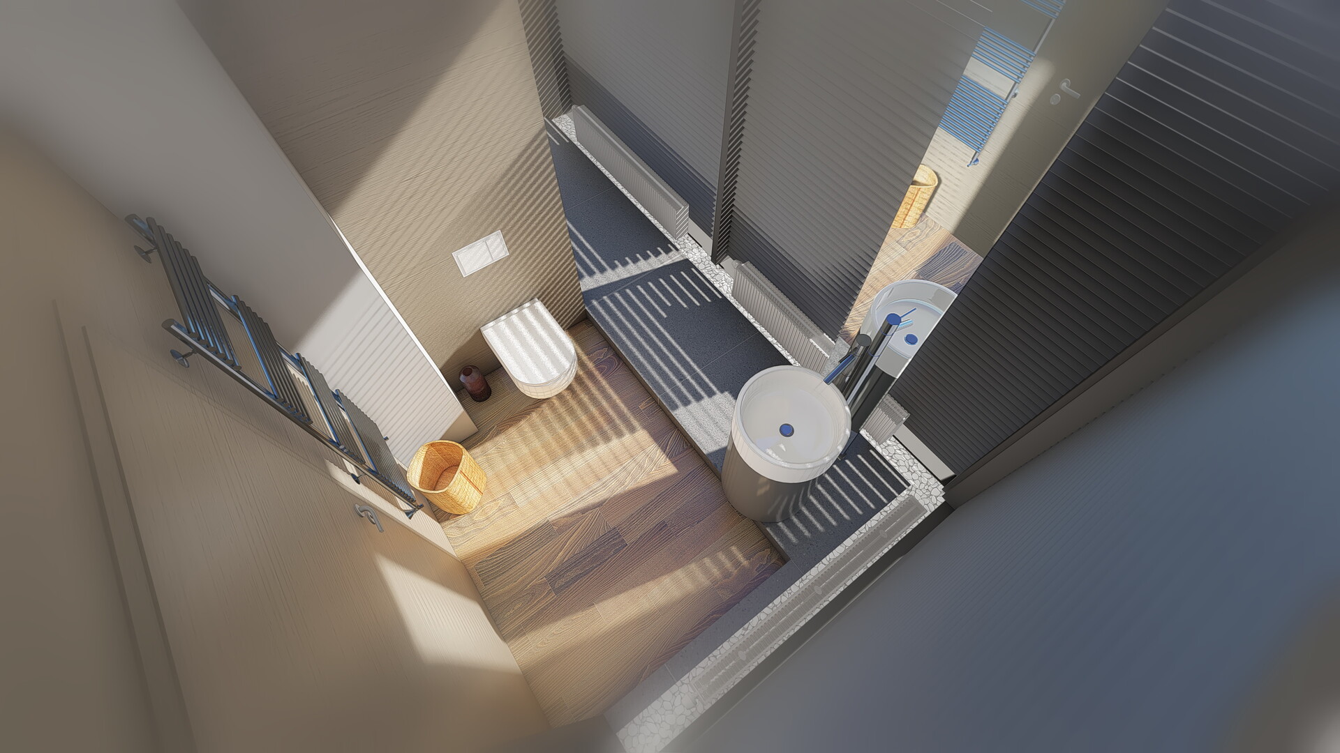 ArtStation - concept of new restroom in my office