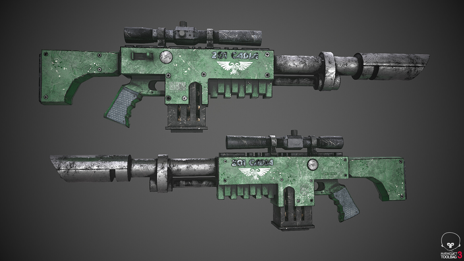 ArtStation - Imperial Guard Rifle