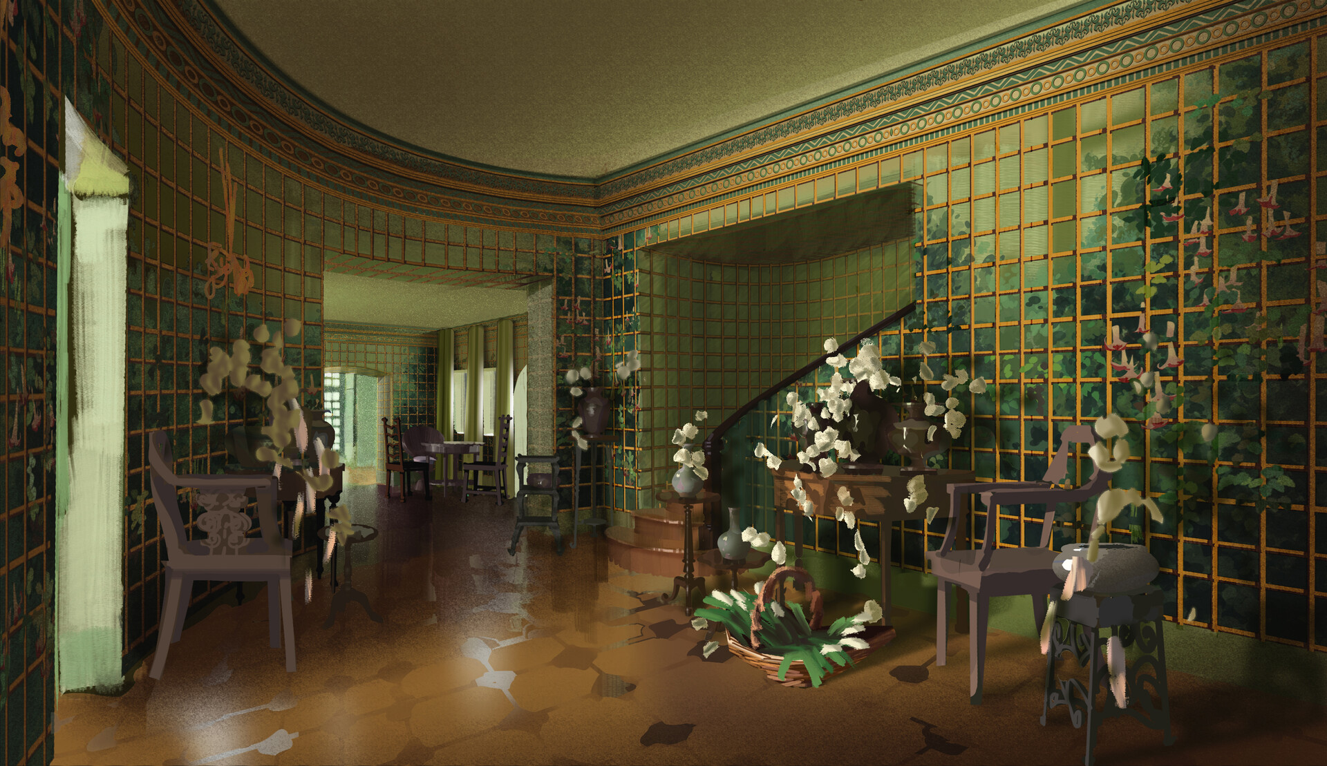 ArtStation - The rose room