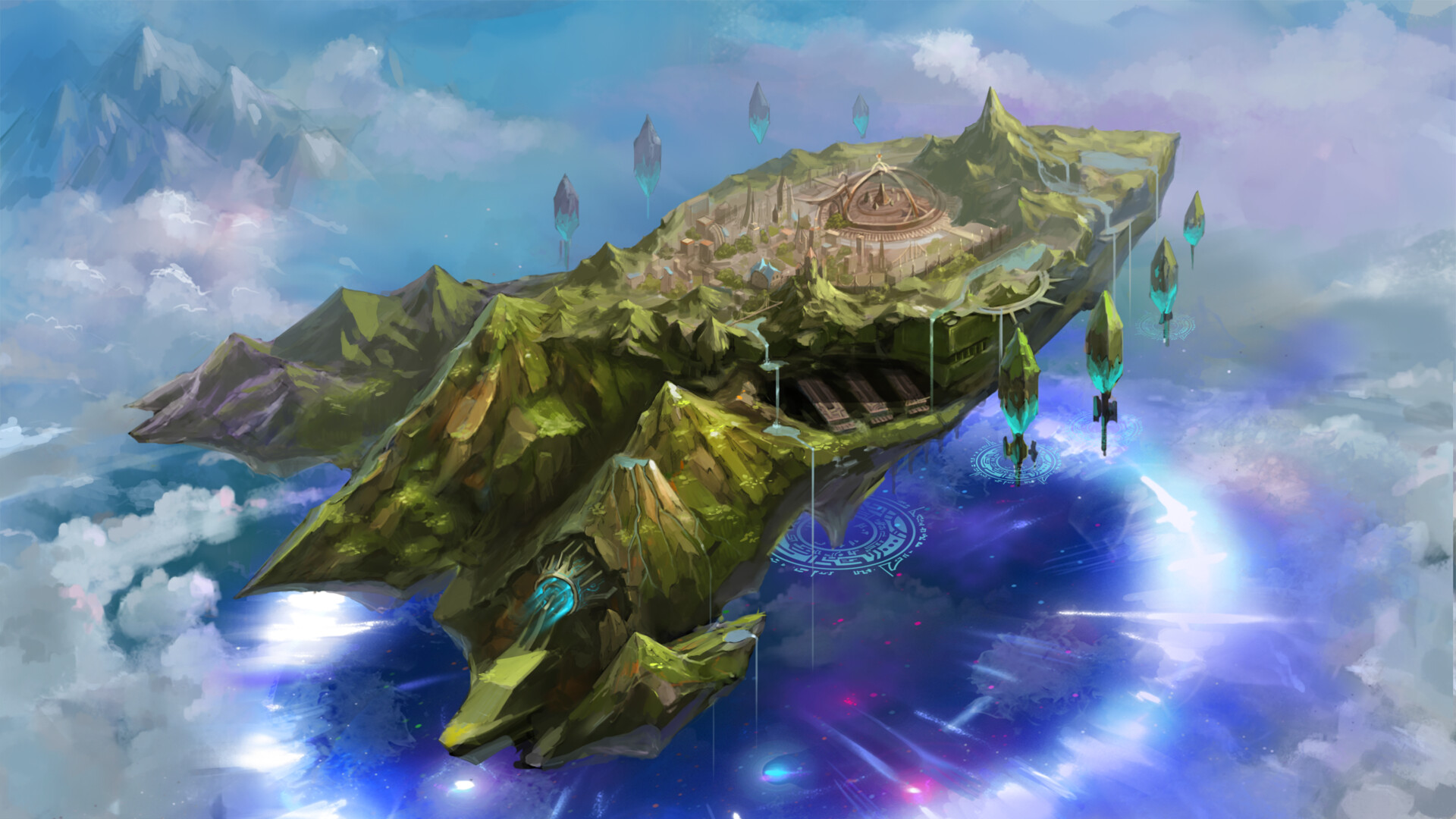 ArtStation - Floating island