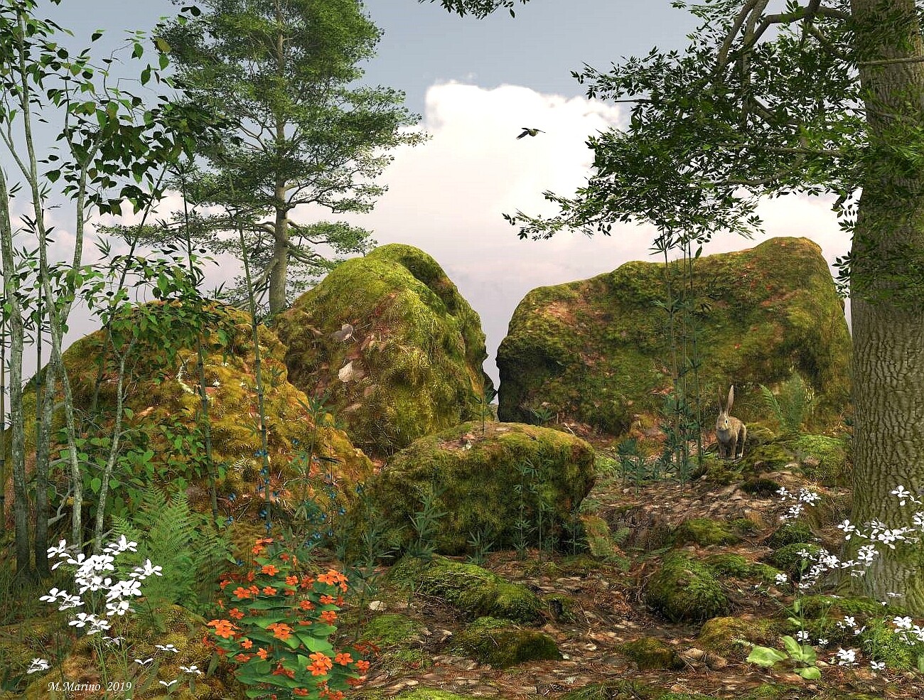 ArtStation - Forest scene