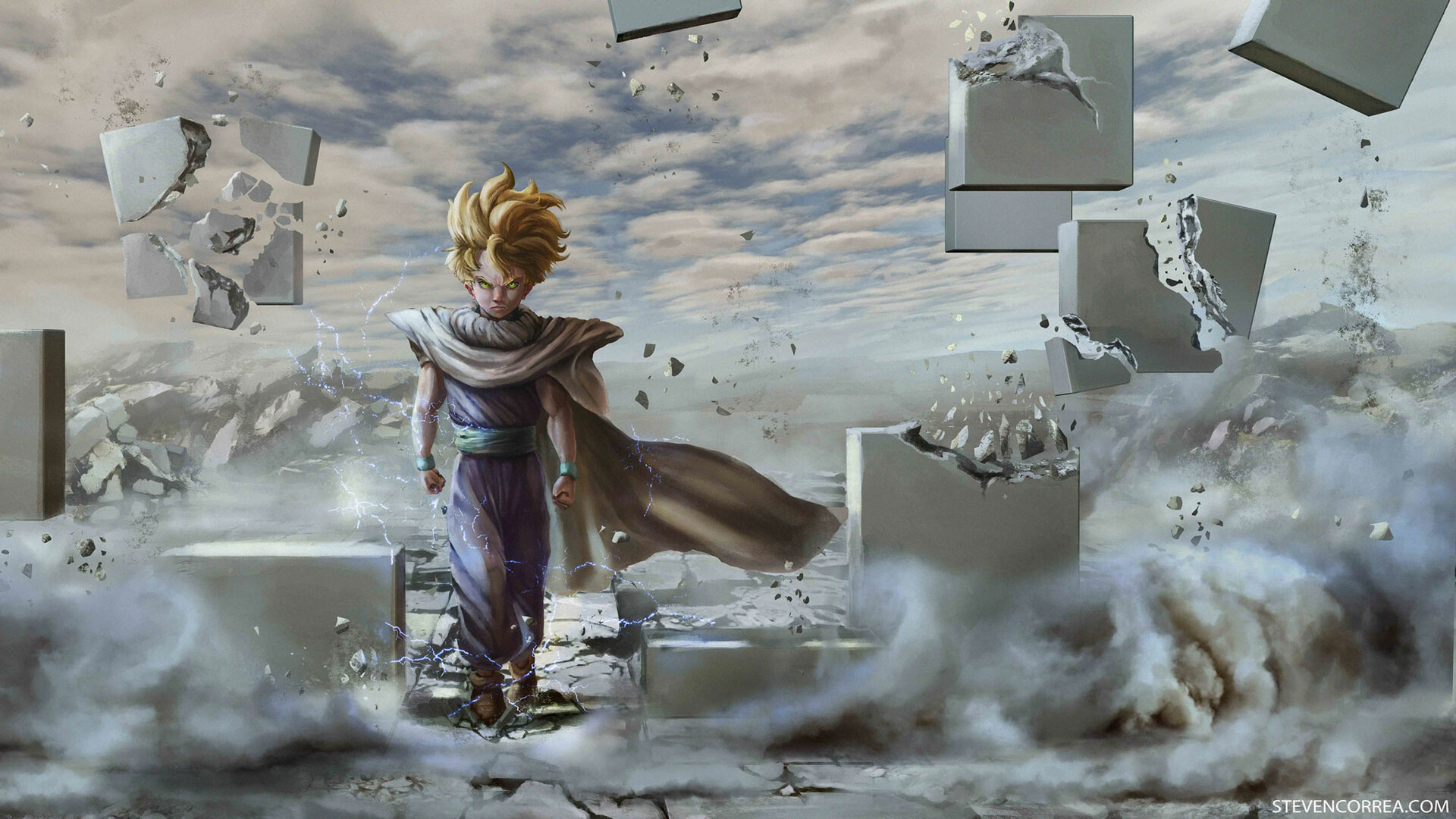 ArtStation - Gohan (Cell tournament)