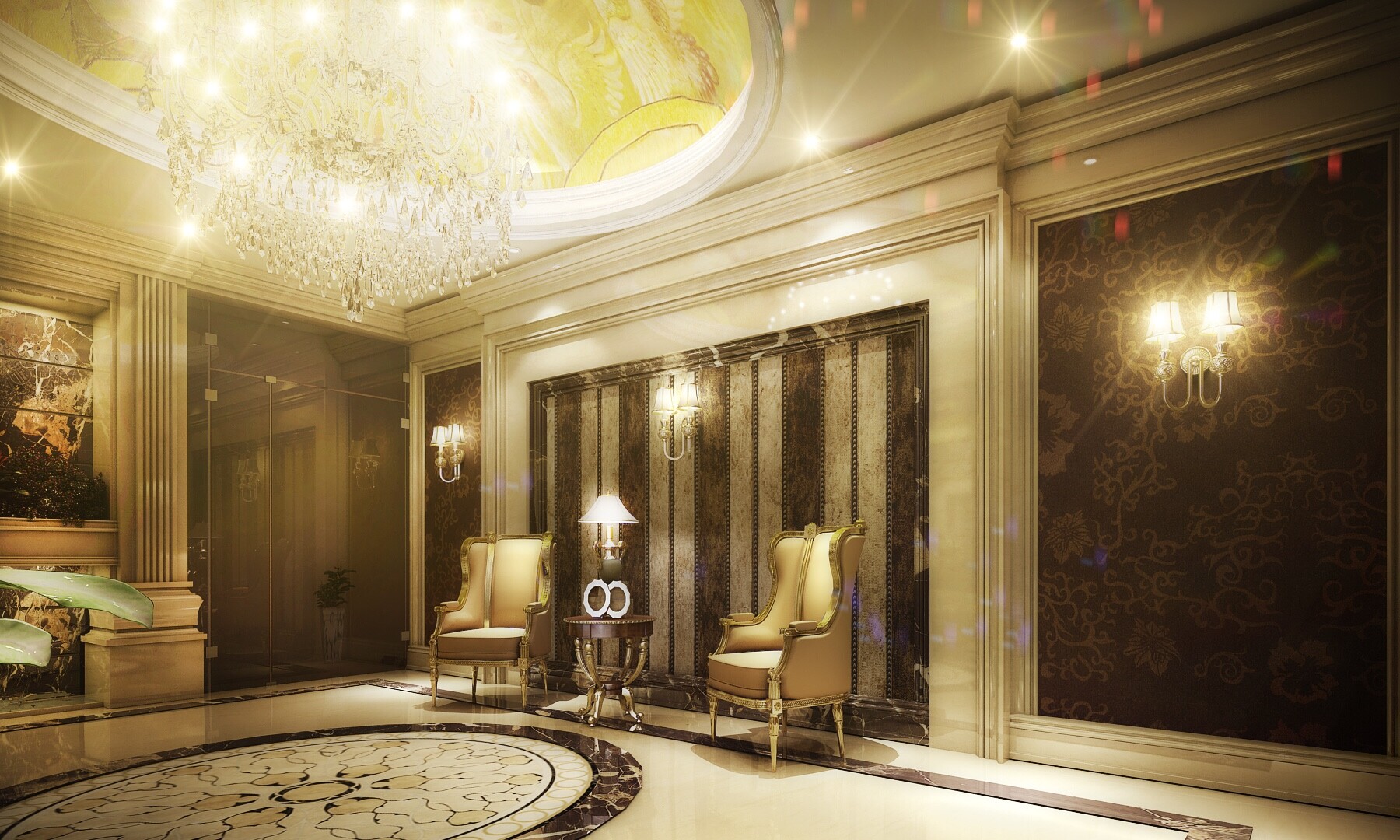 ArtStation - Lobby interior design