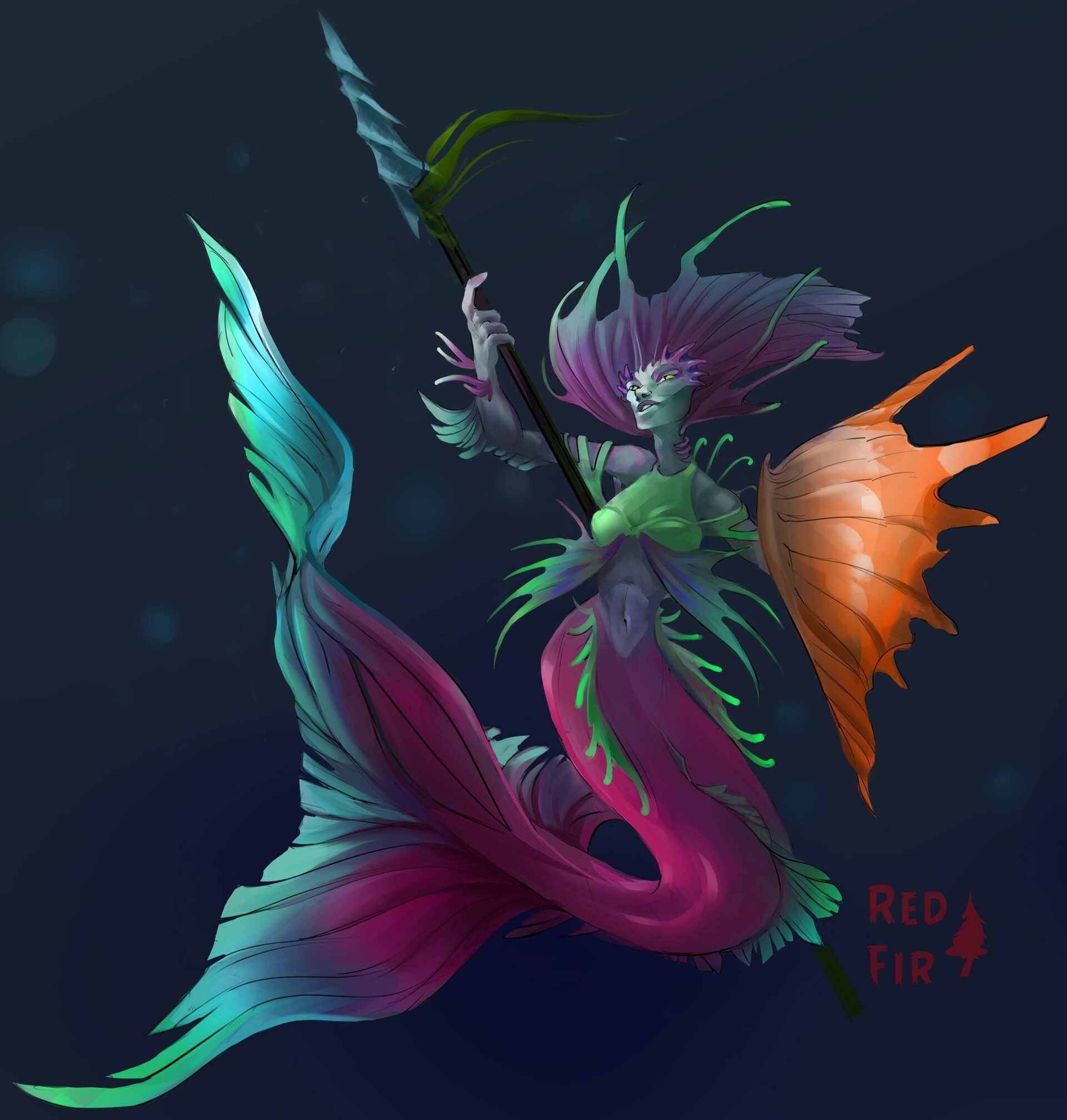 ArtStation - Mermaid concept