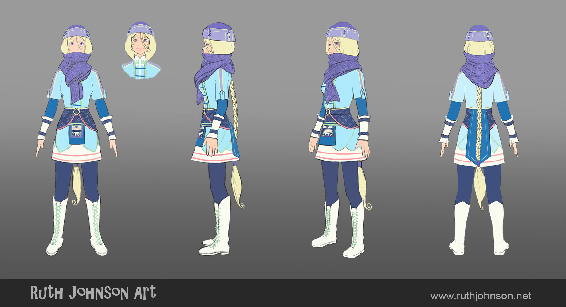 ArtStation - Skye Turnaround