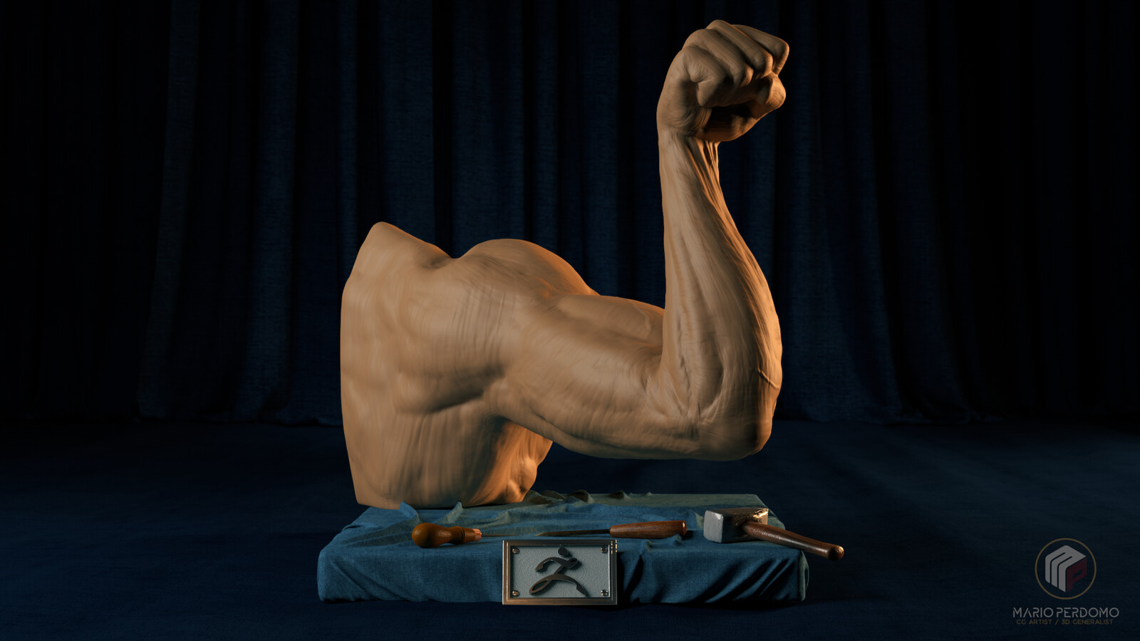 Mario Perdomo - Arms anatomy study