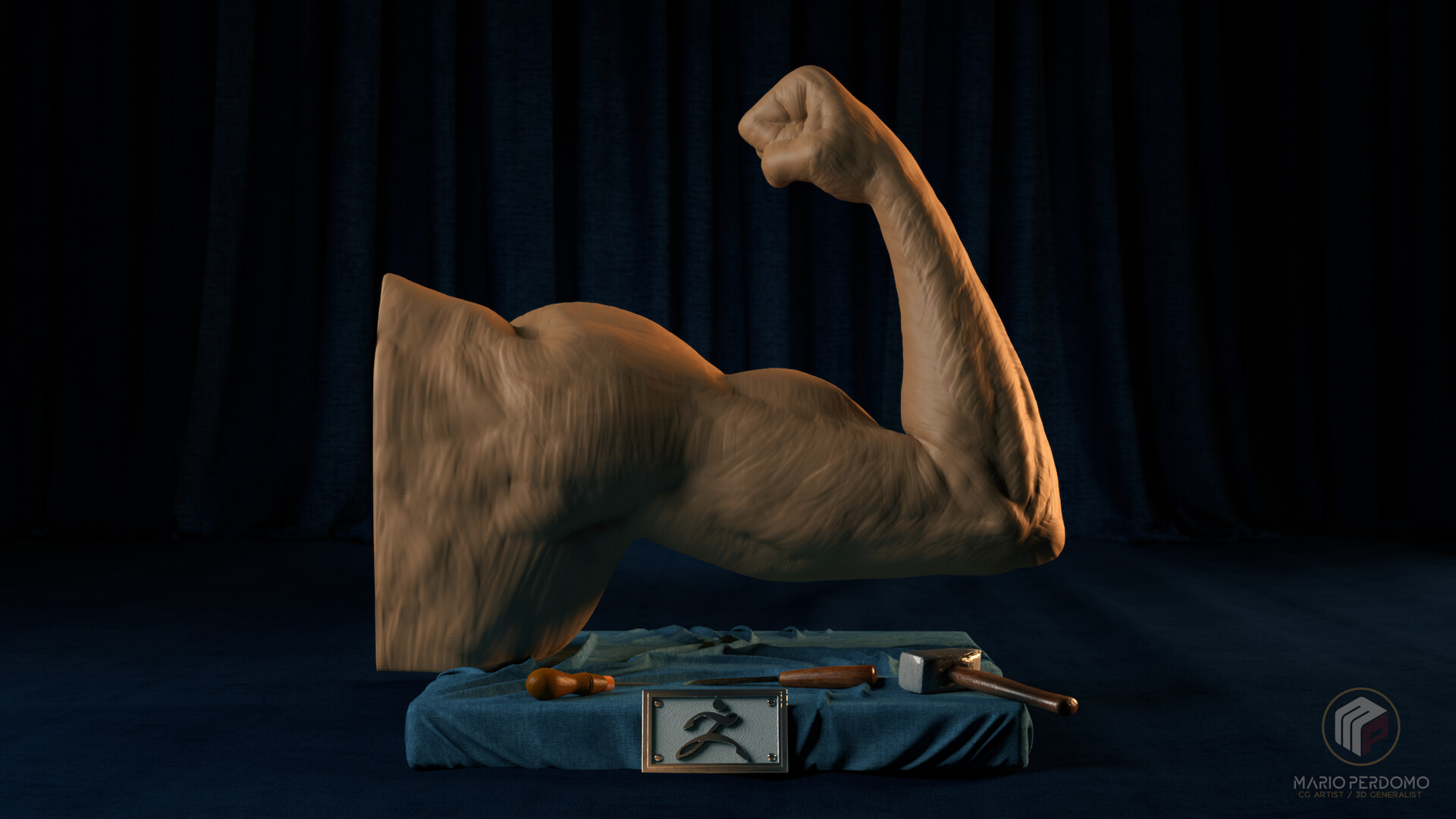 Mario Perdomo - Arms anatomy study