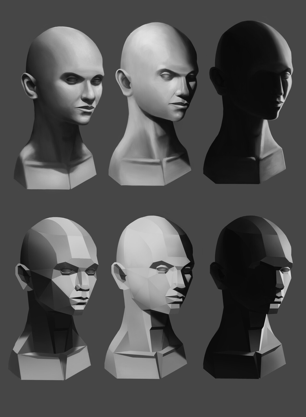 Ramon Benitez - Head Lighting Studies