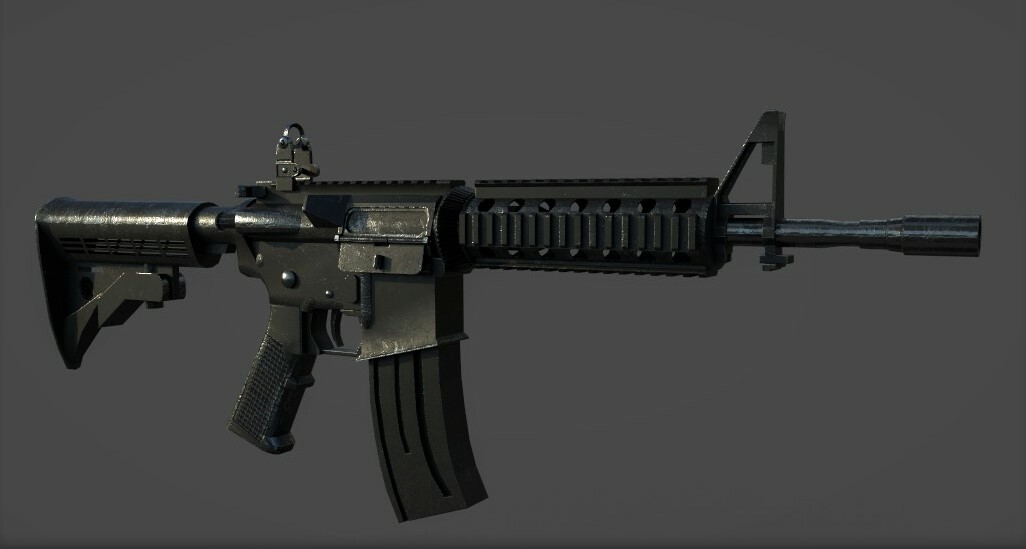 ArtStation - M4A1 3D Gun Model