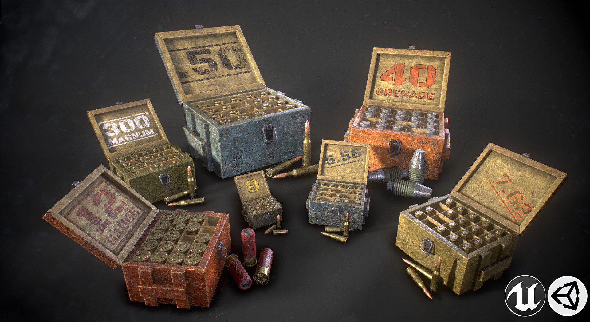 ArtStation - Ammo boxes