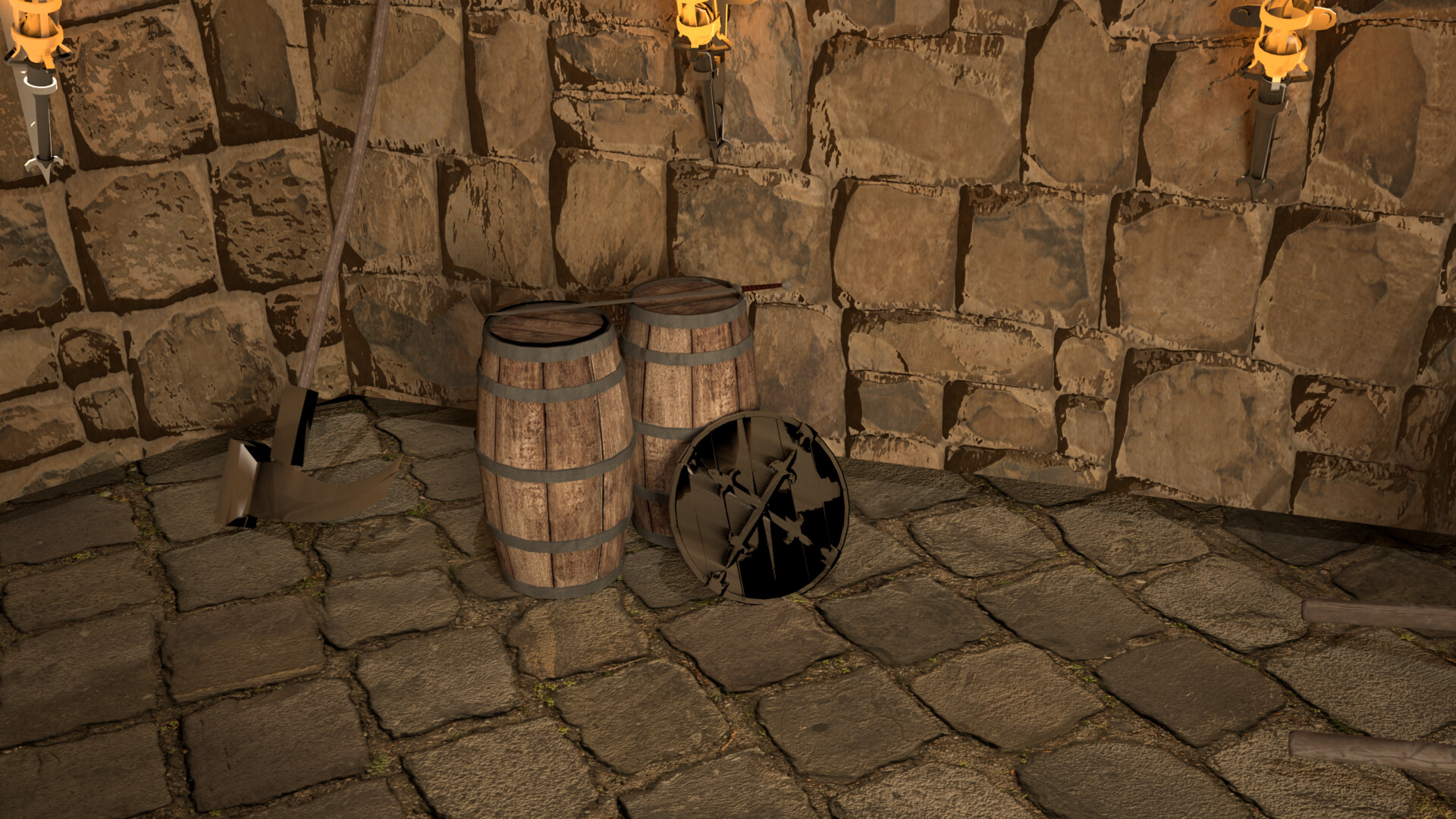 ArtStation - Medieval Weapons/Store Room