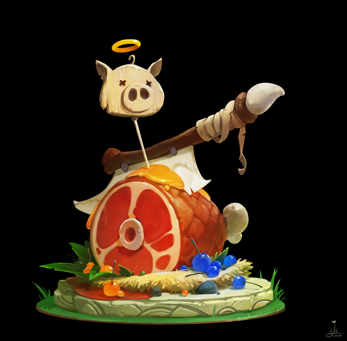 ArtStation - Golden Pig 2019