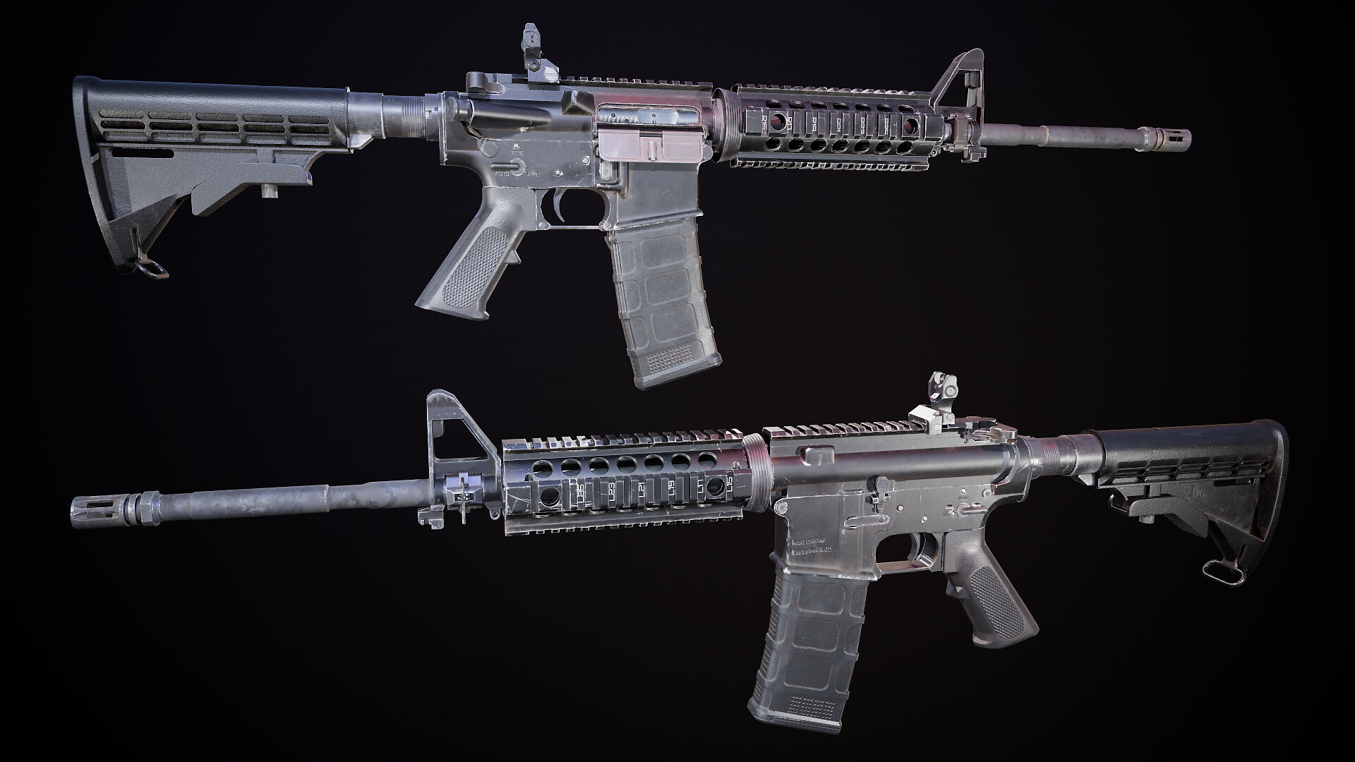 Tom Guo - M4A1 (With Field Strip)