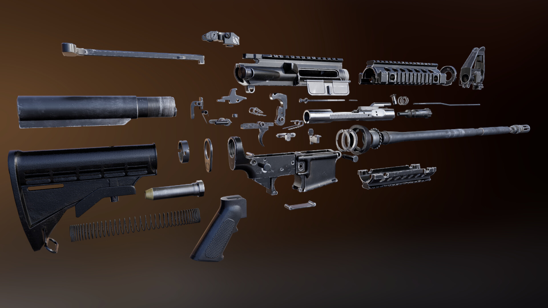 Tom Guo - M4A1 (With Field Strip)