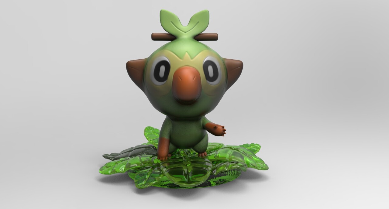 ArtStation - Grookey figure (Pokemon Sword and Shield)