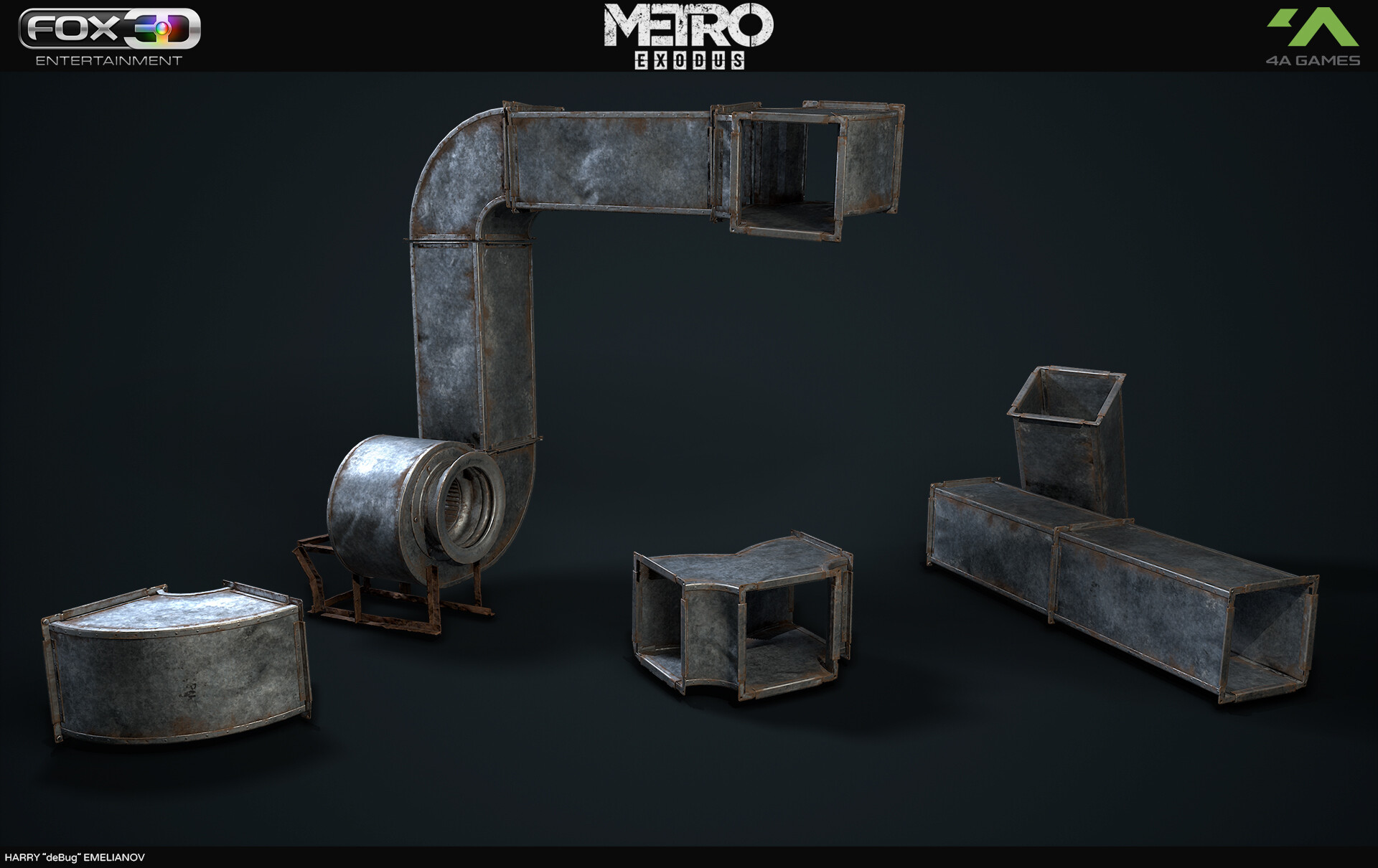 Harry "deBug" Emelianov - Metro Exodus: Industrial Props