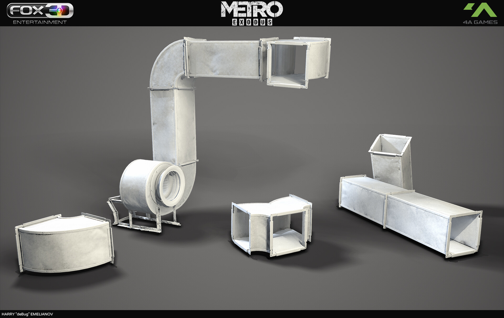 Harry "deBug" Emelianov - Metro Exodus: Industrial Props