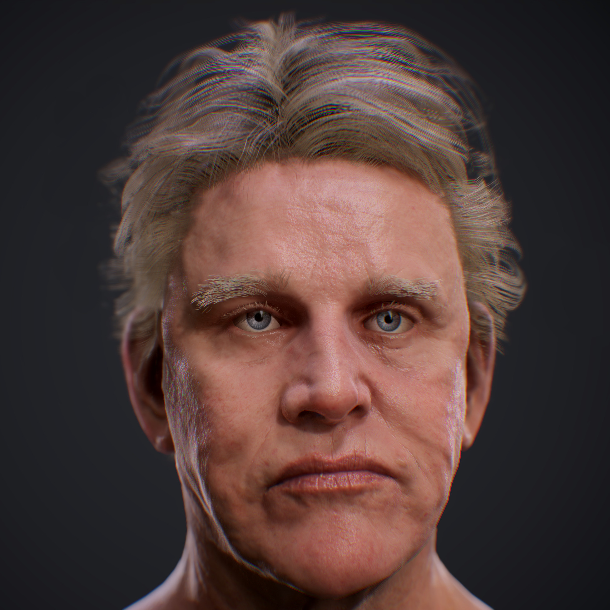 Gary Busey Teeth Eyes