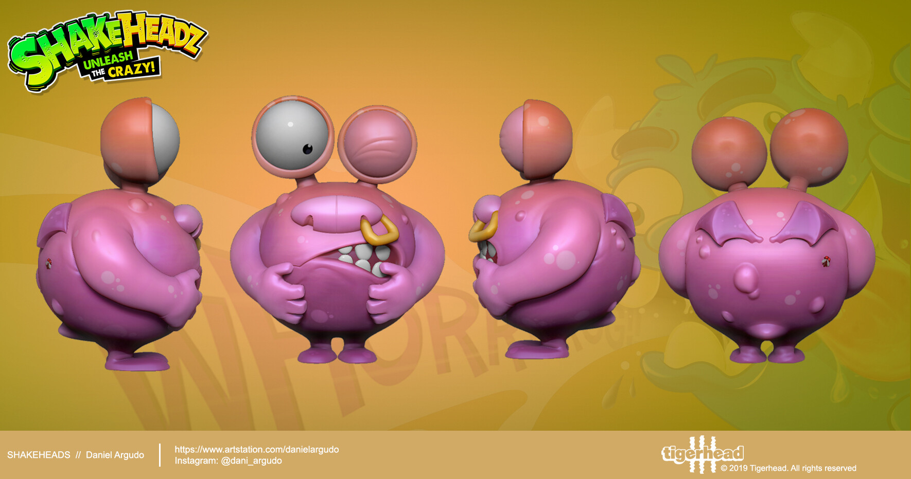 Daniel Argudo Villalba - ShakeHeadz Toys from Tigerhead