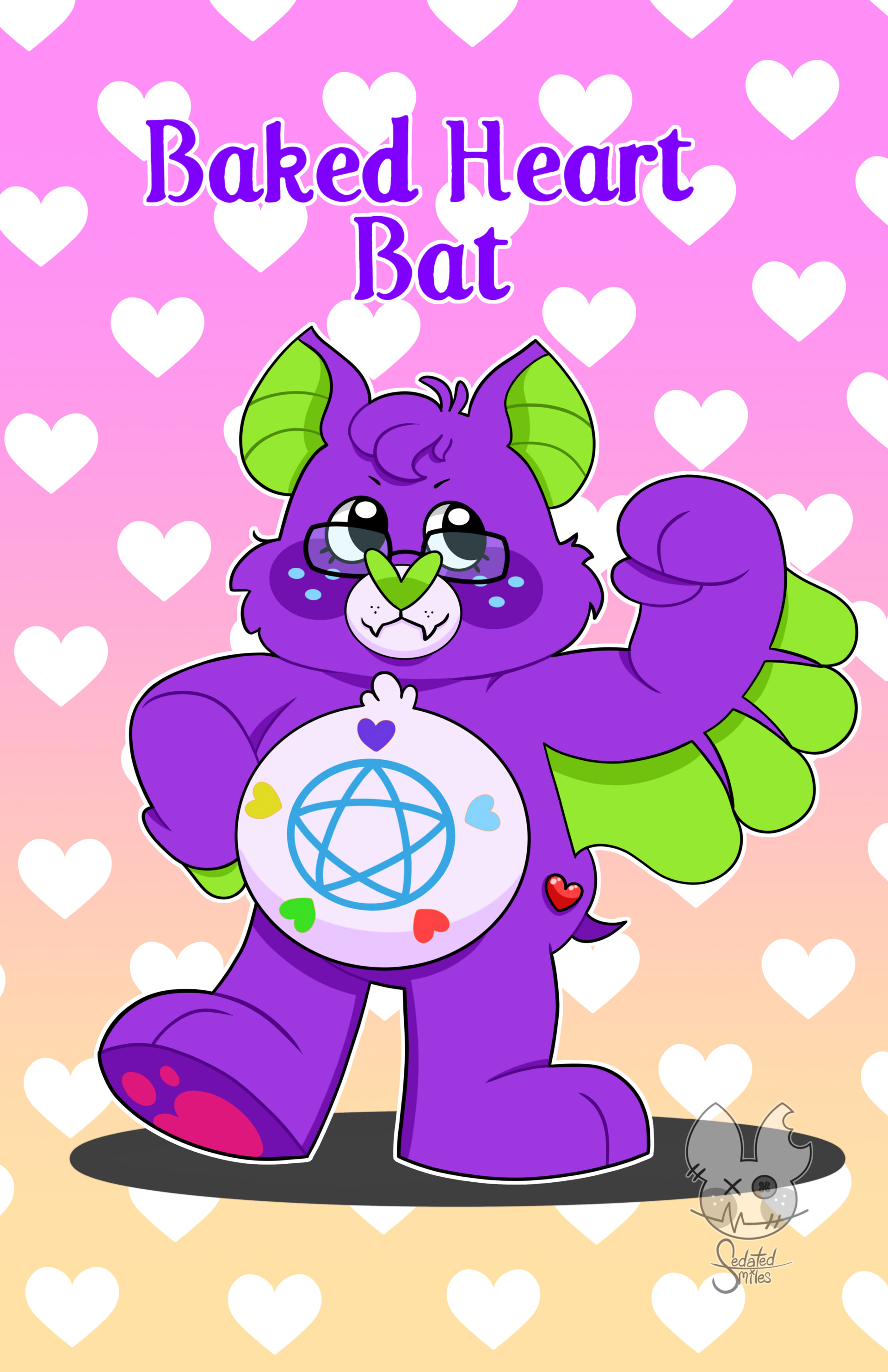 Messy Care Bear