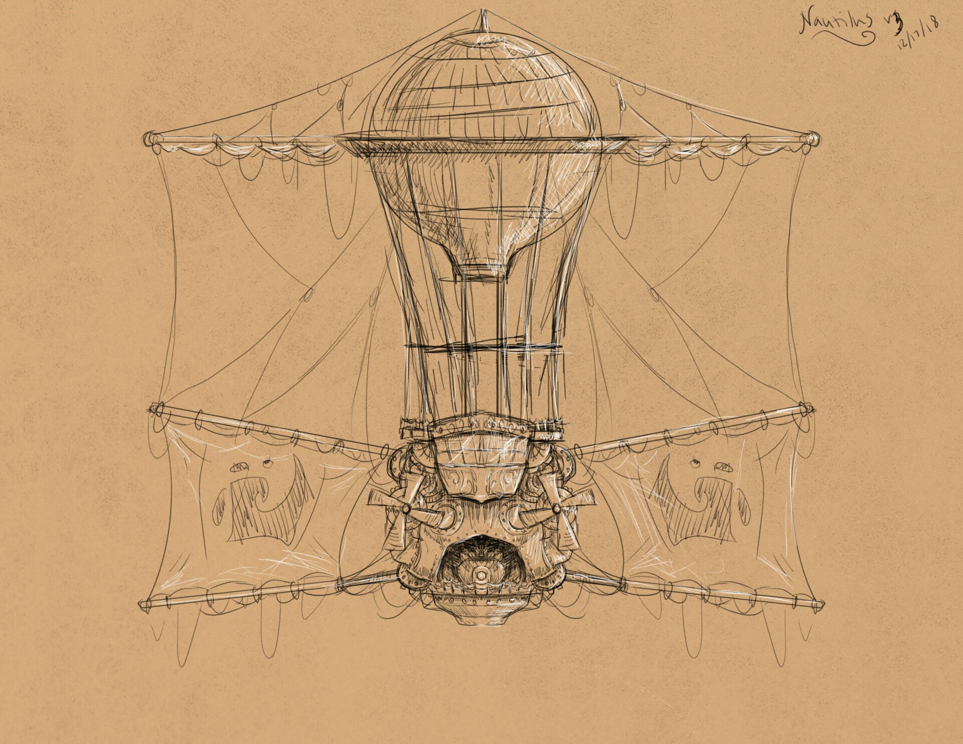 Ben Shurts - Steampunk Airship