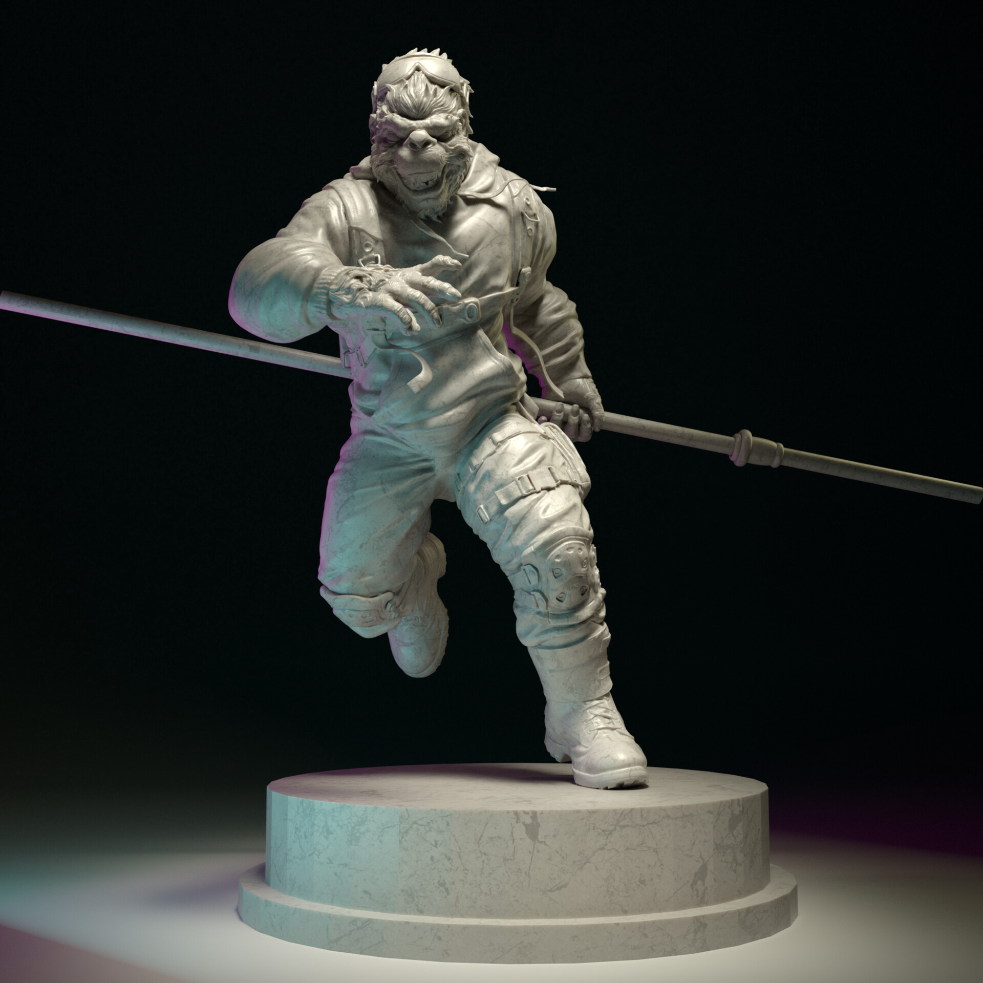 ArtStation - Da Monk Key King