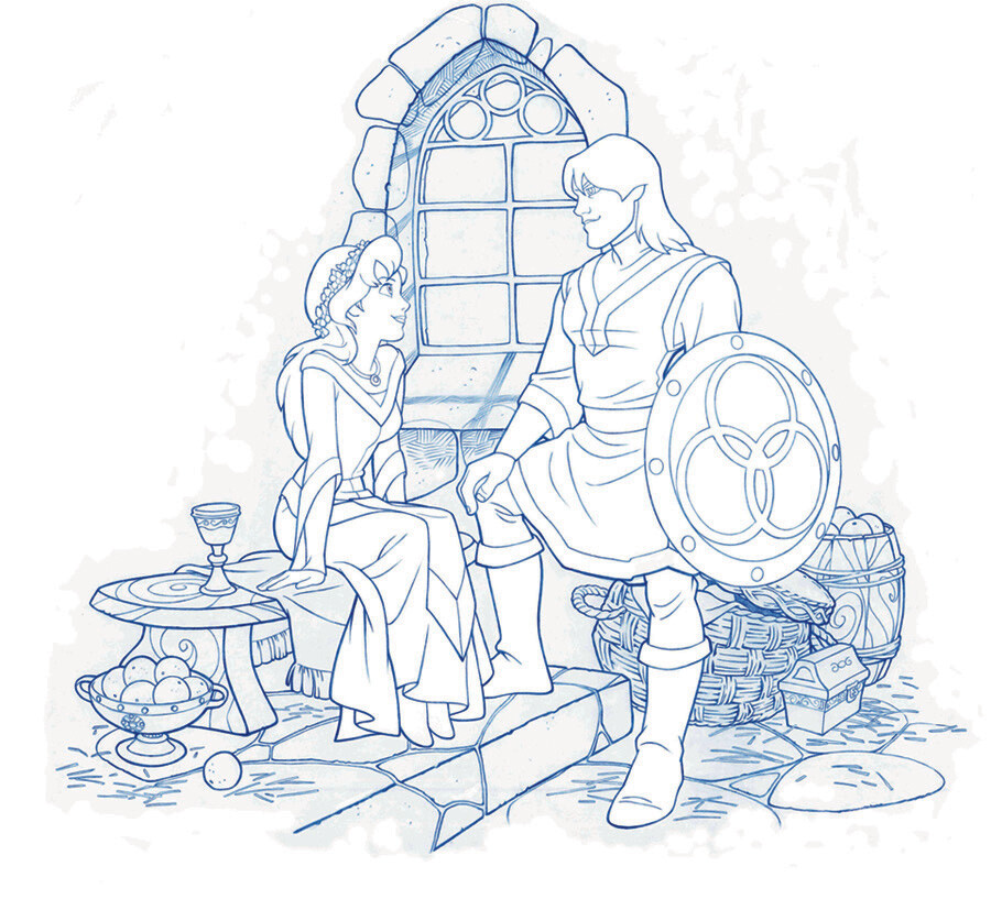 quest for camelot coloring book