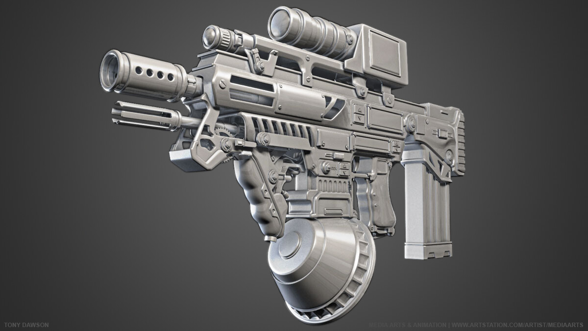 Eudy's Media Arts - Tony Dawson | OICW Rifle Prototype