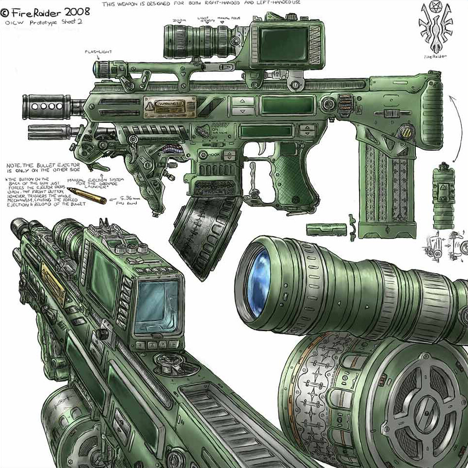 Eudy's Media Arts - Tony Dawson | OICW Rifle Prototype