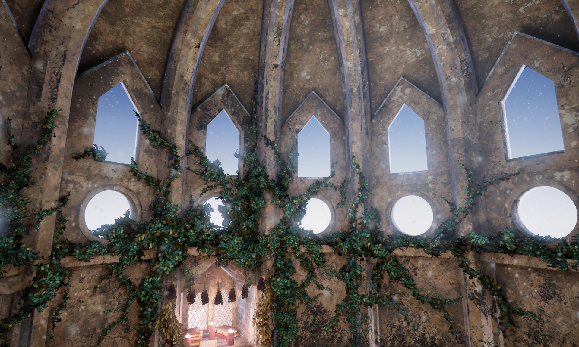 Rita Puhakka - Portfolio website - Modular Ivy - Game prop