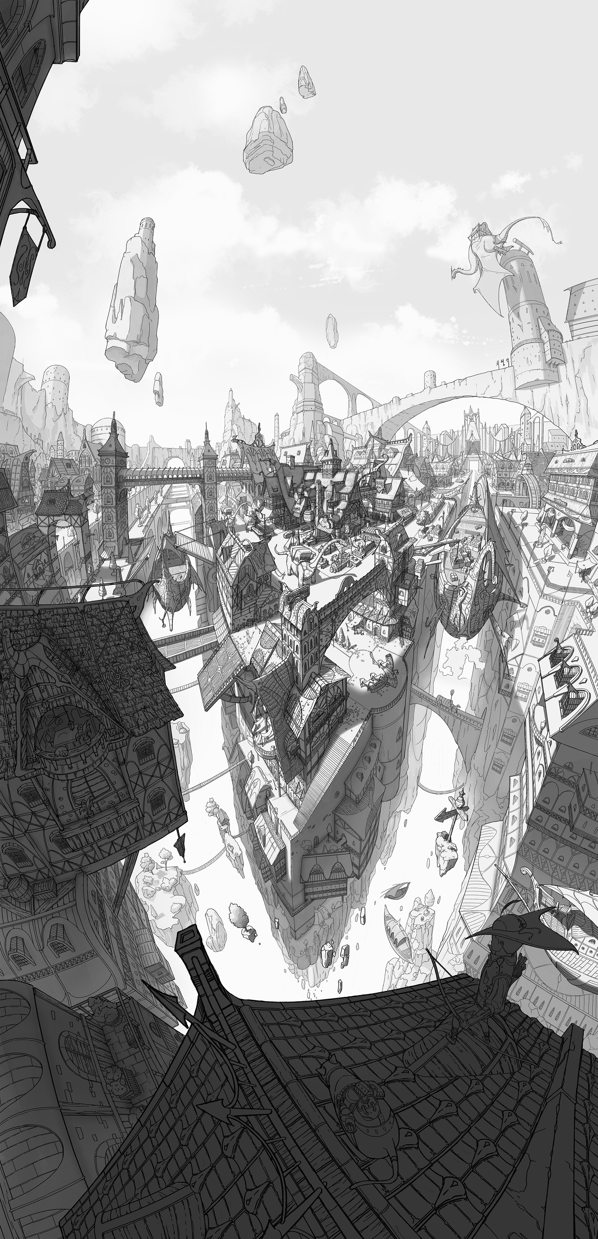 ArtStation - medieval fantasy concept drawing