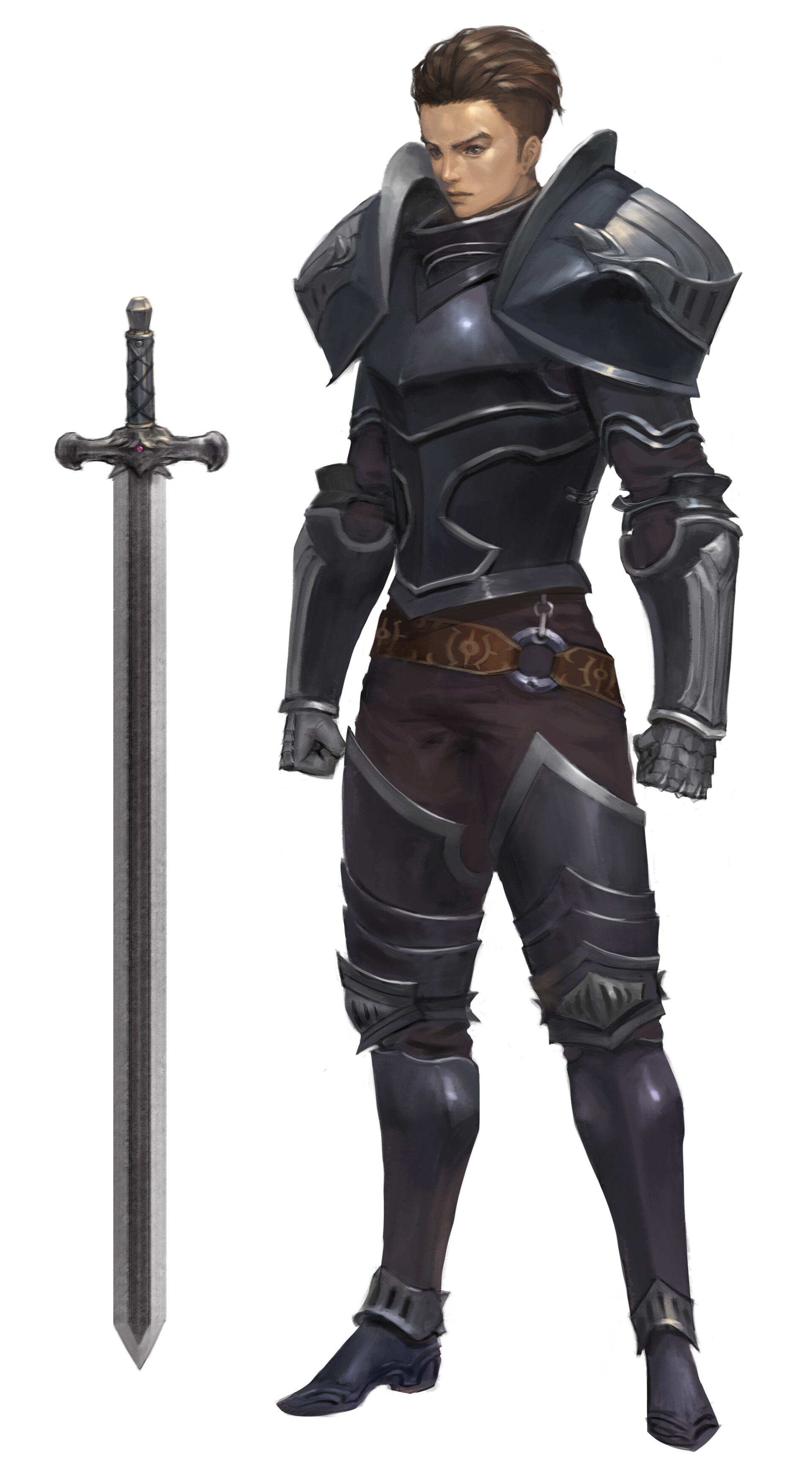 ArtStation - Two hand sword knight