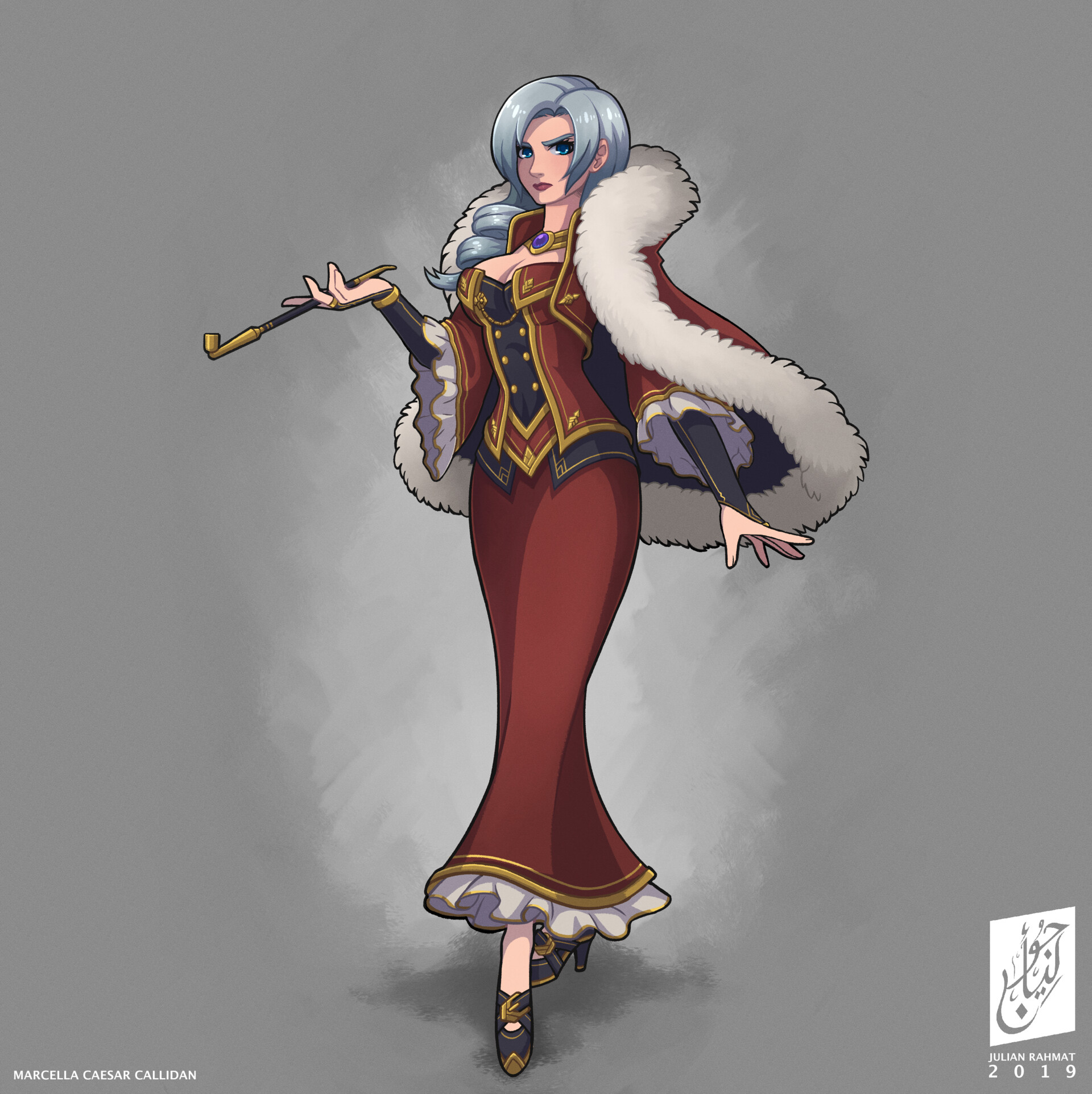 ArtStation - Marcella Caesar Callidan, Promethean Empress