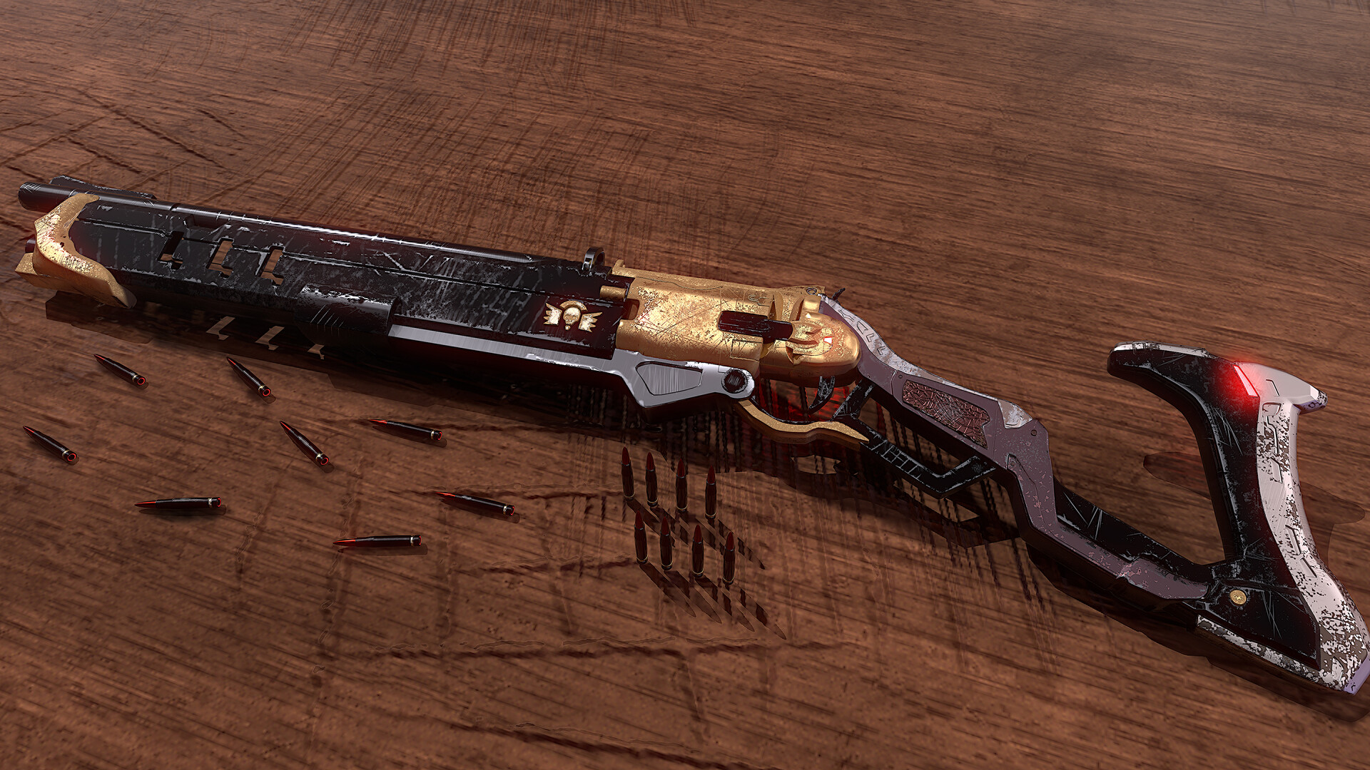 ArtStation - Ashe Rifle - Overwatch Fan Art