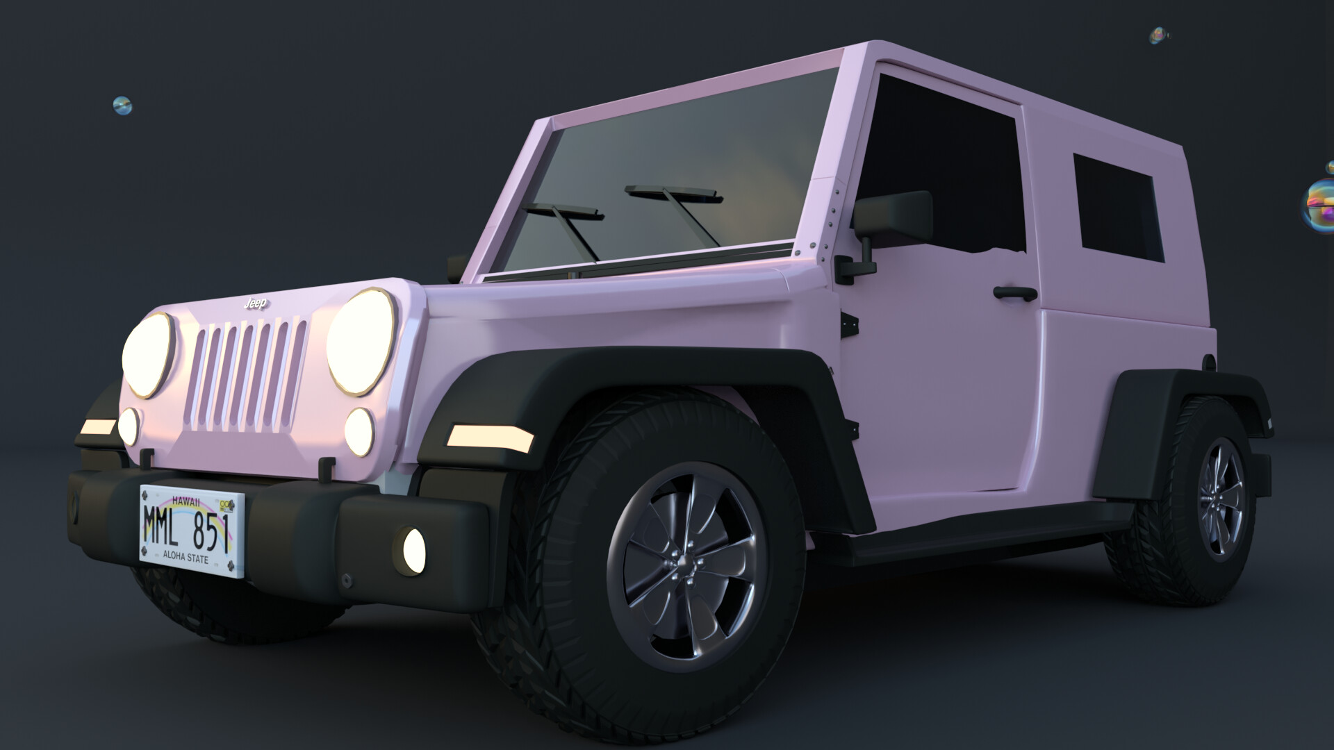 ArtStation - Wrangler jeep "for princess