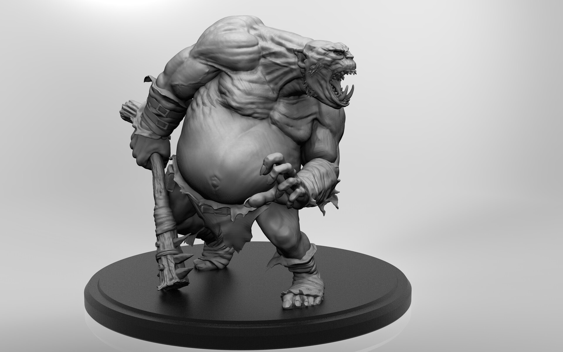 ArtStation - Ogro dungeons and dragons