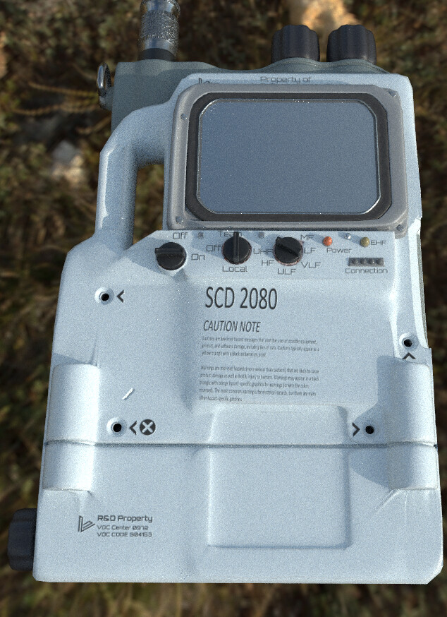ArtStation - Scifi Standard Communication Device