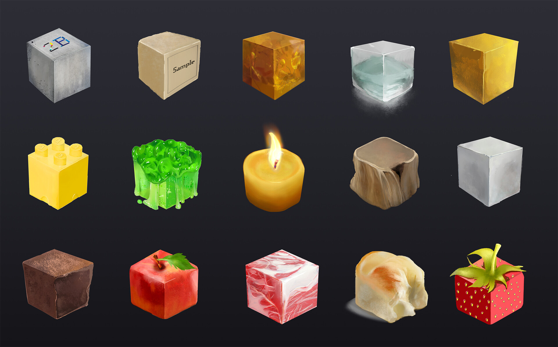 ArtStation - Cube texture