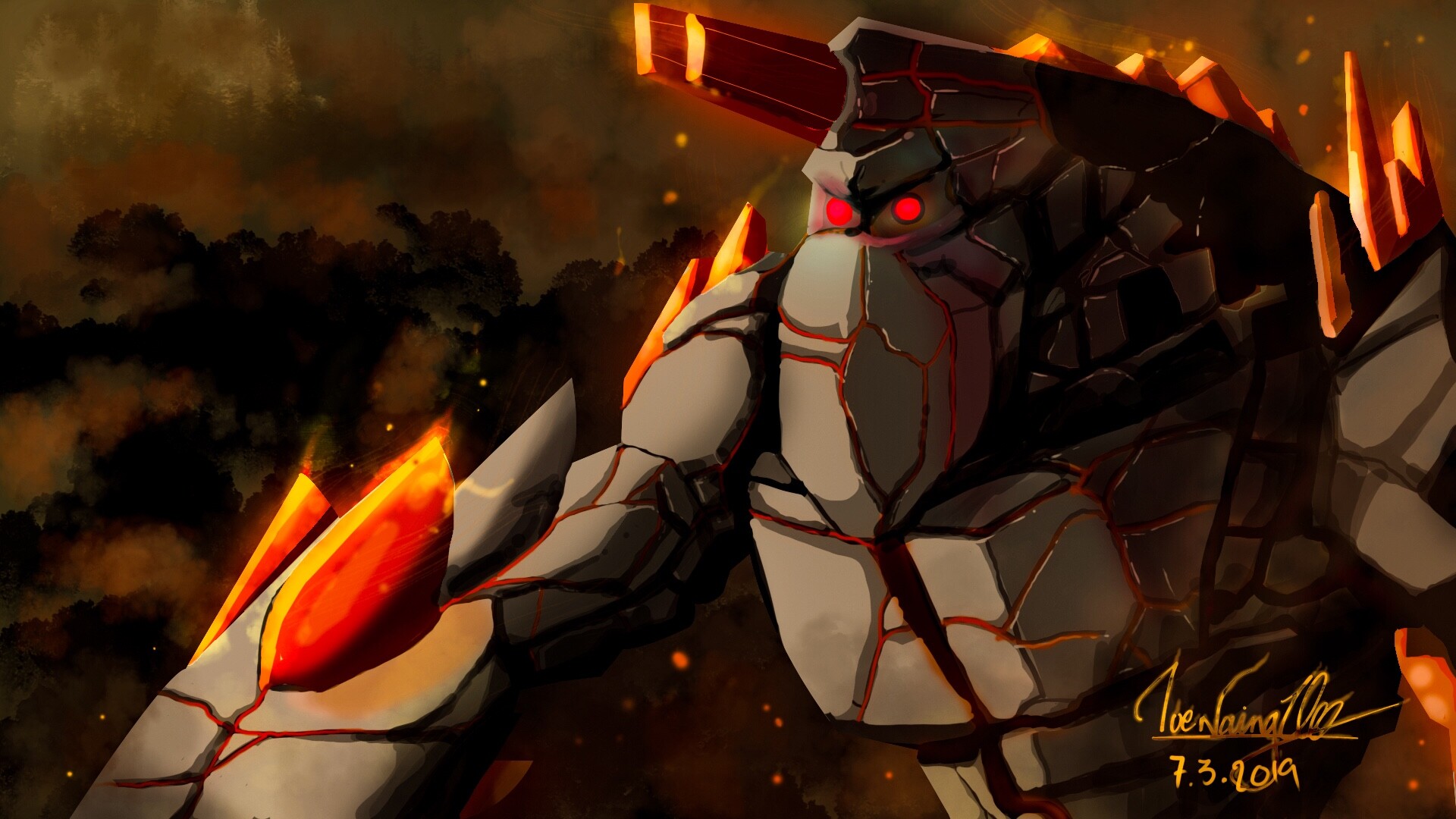 ArtStation - Fire Giant 🔥