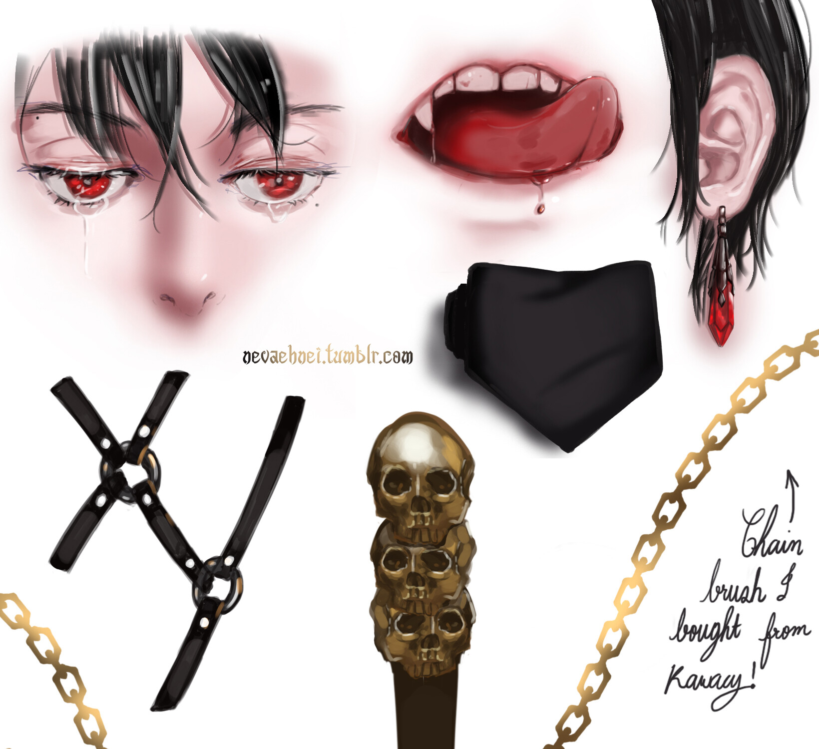 ArtStation - Vampire Prop Plate