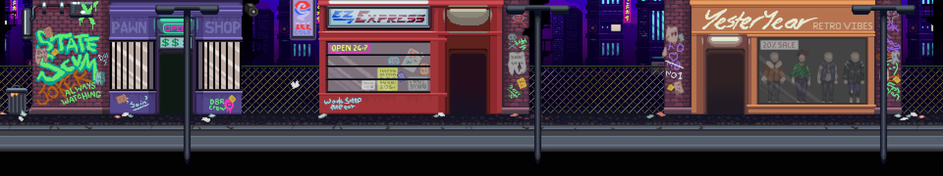 Pixel Art Street