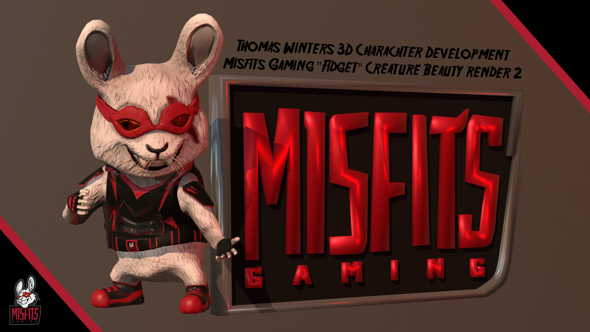 ArtStation - Finished Misfits Gaming "Fidget" Inspired Creature