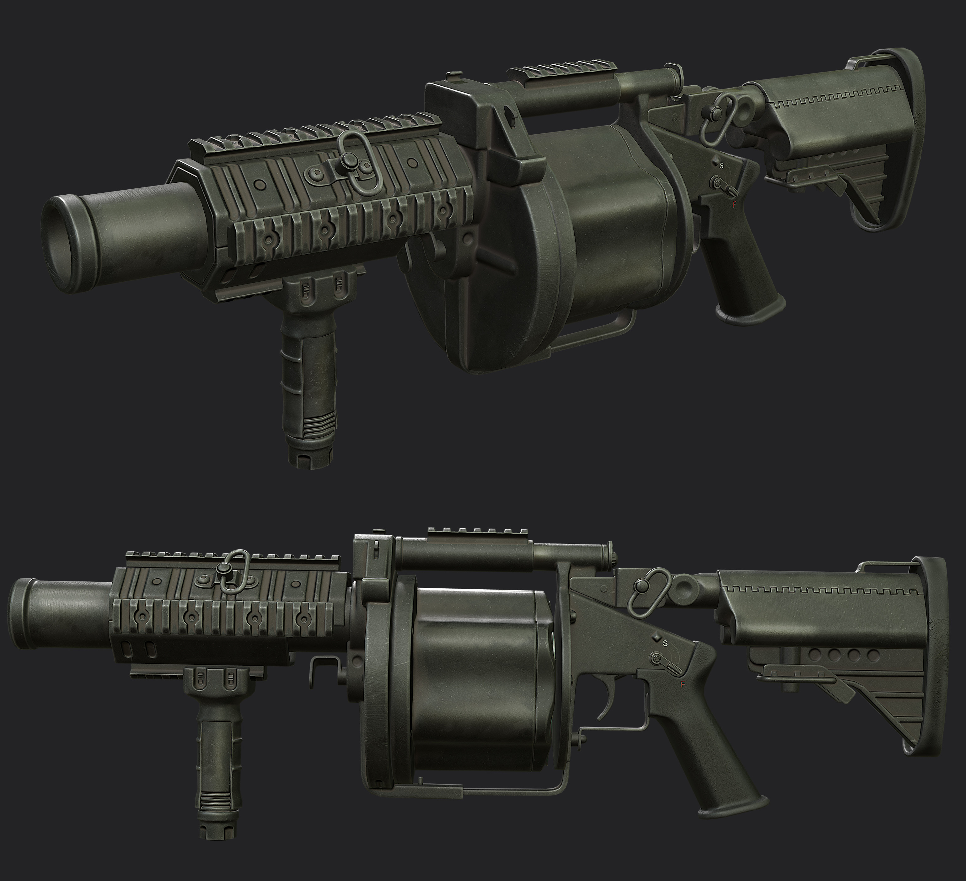 Thomas Butters - Grenade launcher - Milkor MLG - Rust