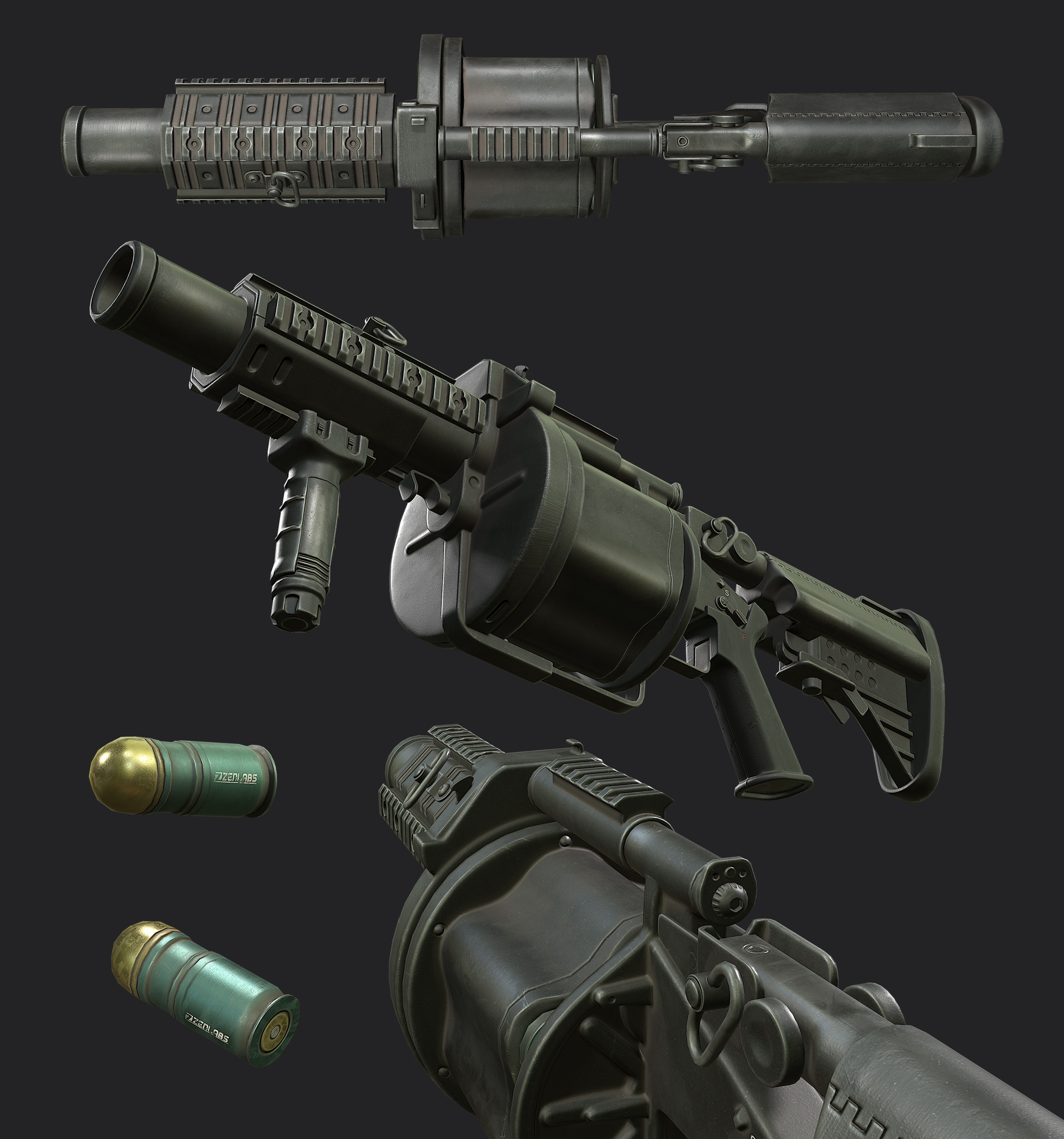 Thomas Butters - Grenade launcher - Milkor MLG - Rust