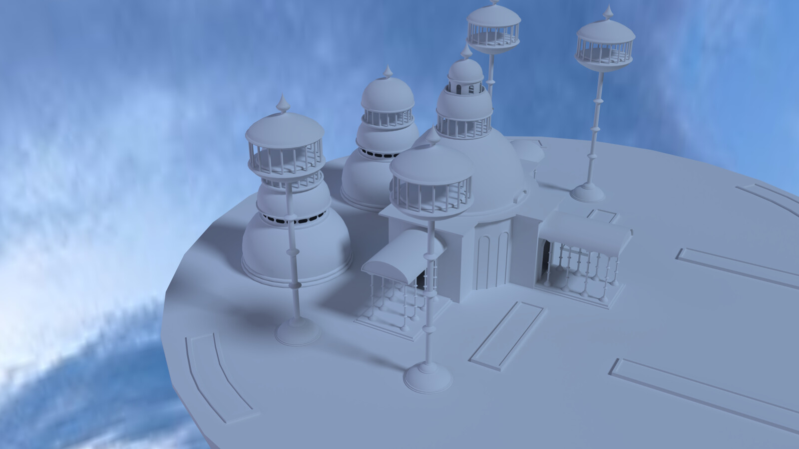 Raul Braga - Kami's Lookout Tower - Dragon Ball