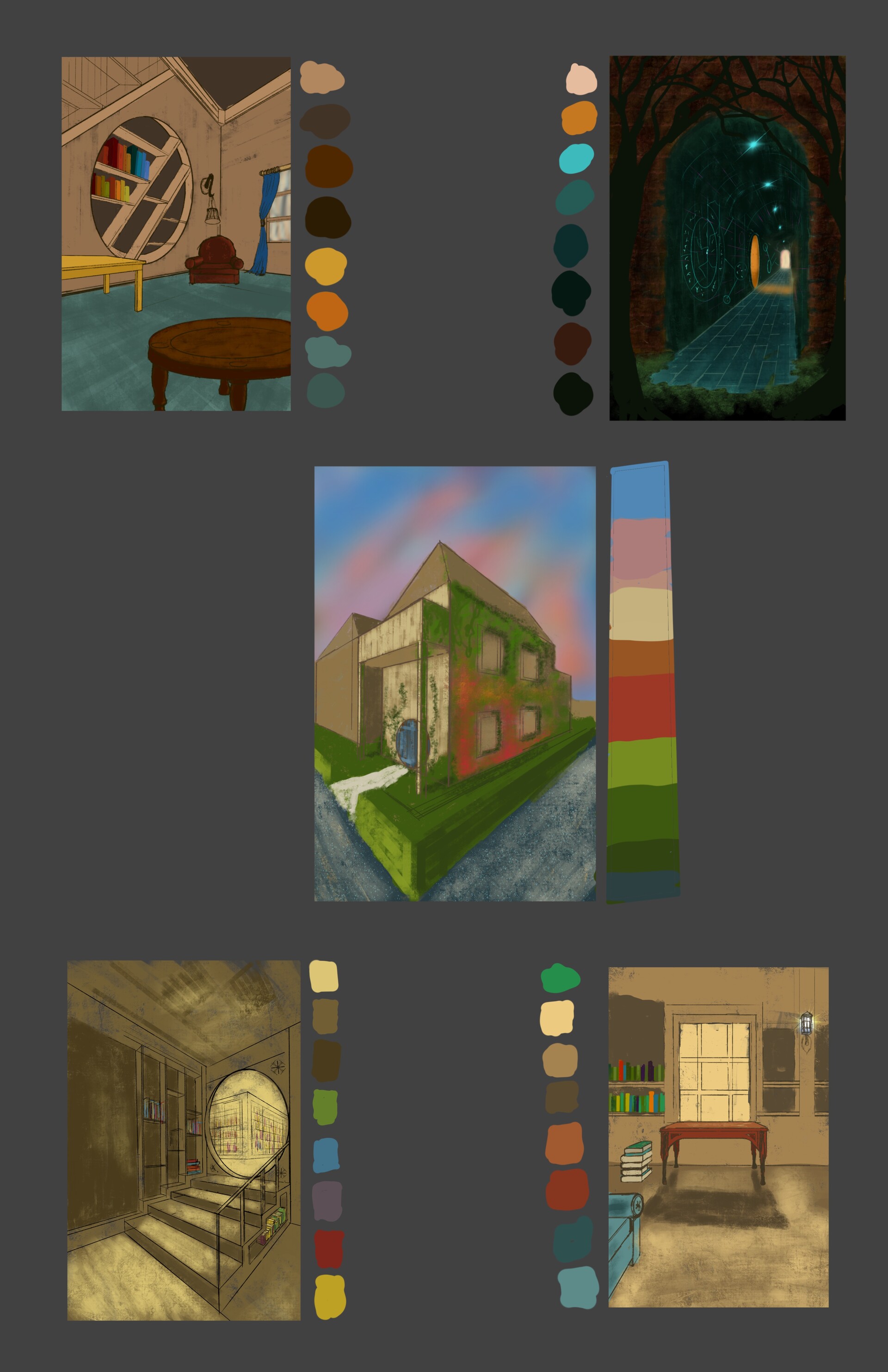 ArtStation - Environment Color Tests
