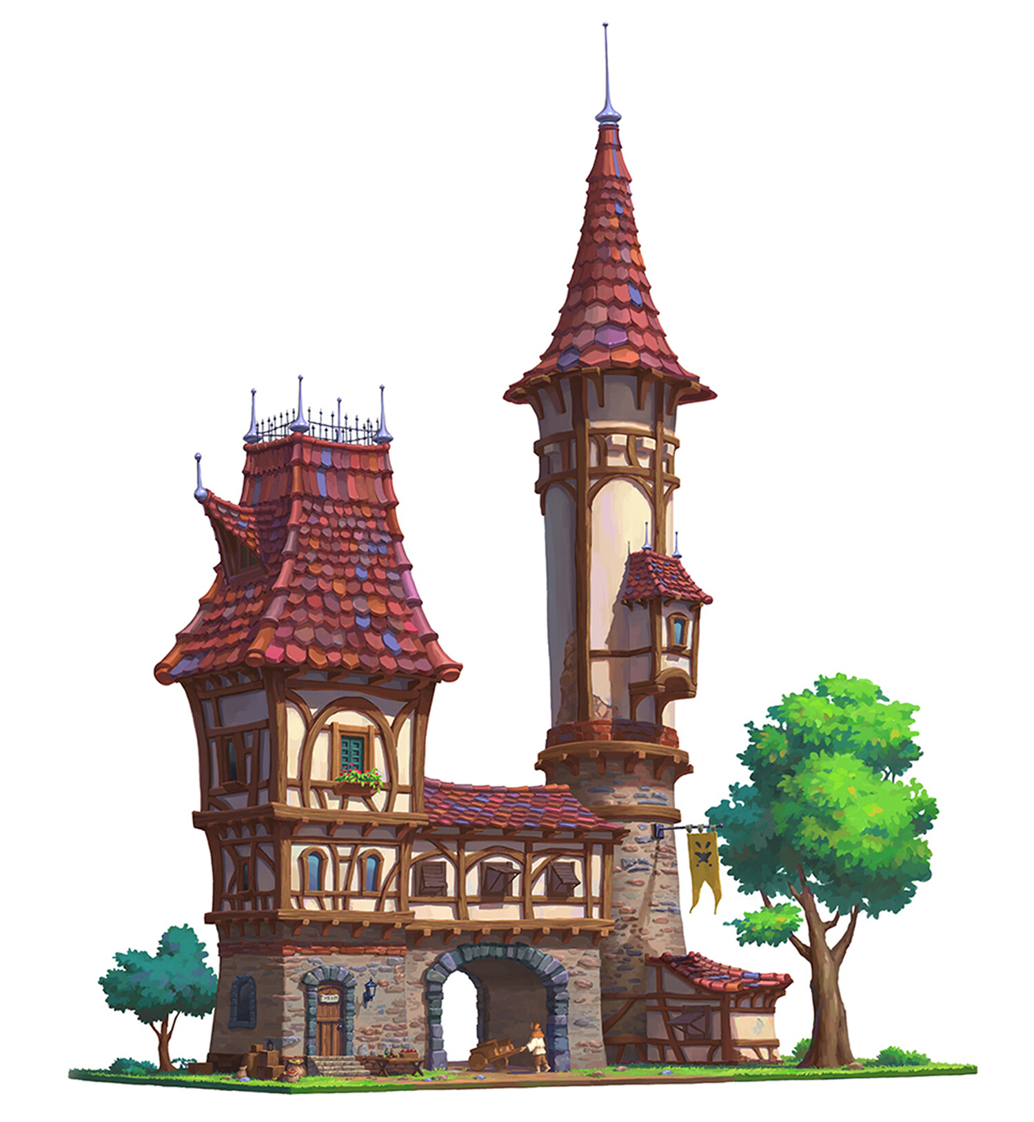 ArtStation - A Medieval Merchant's House