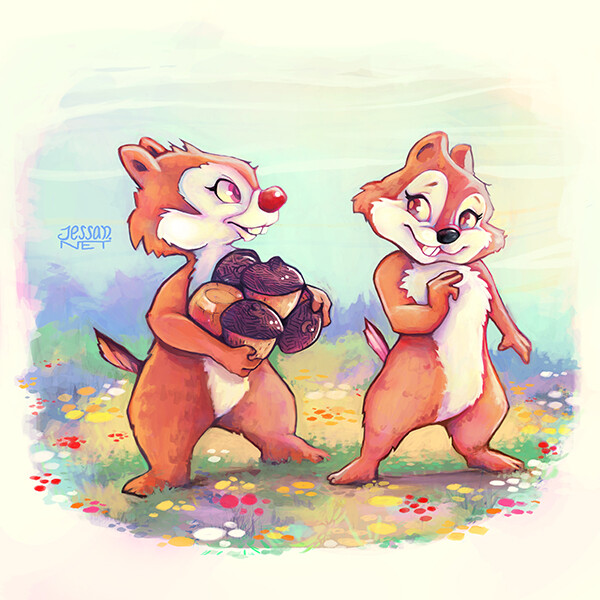 cute chip and dale pictures