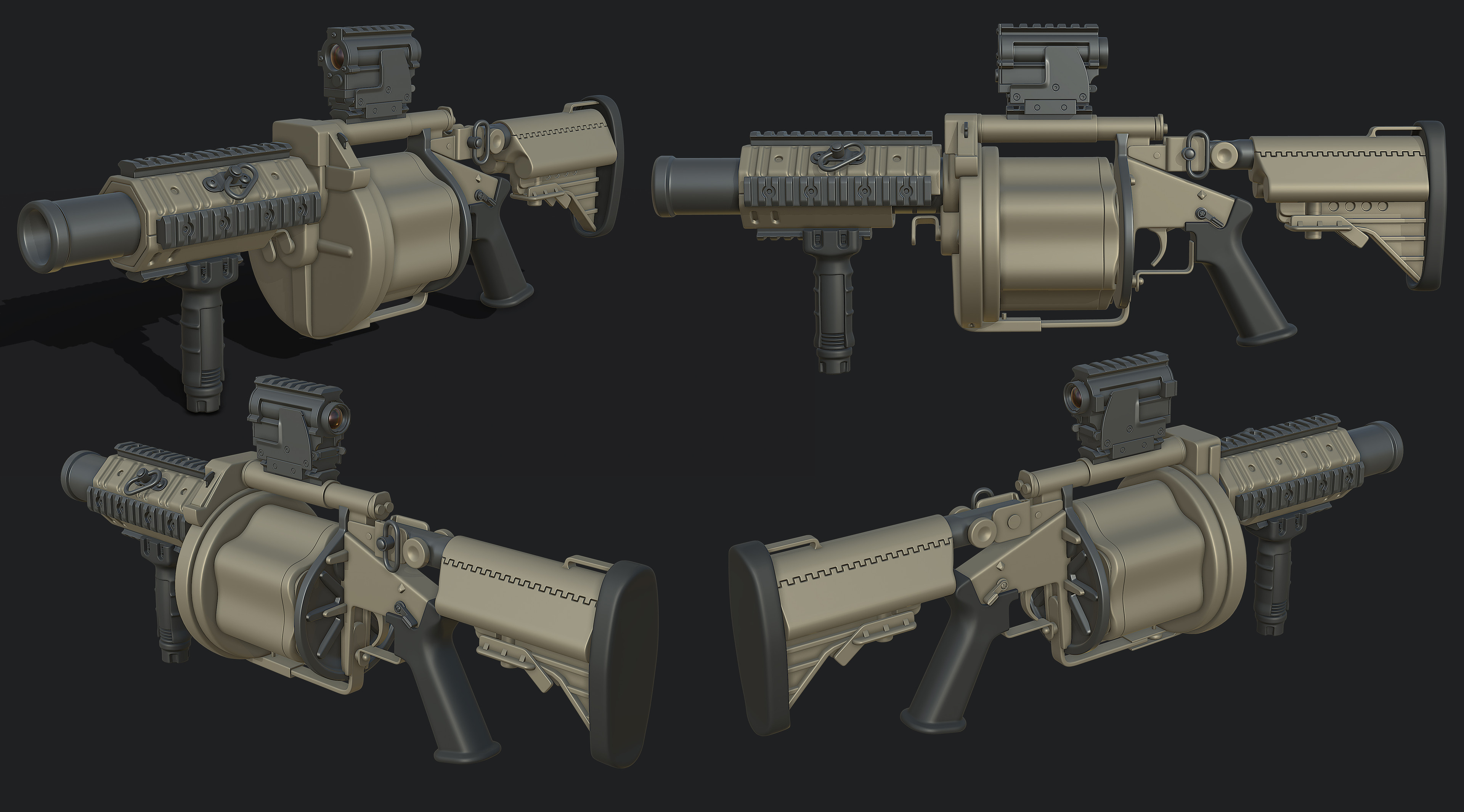 Thomas Butters - Grenade launcher - Milkor MLG - Rust